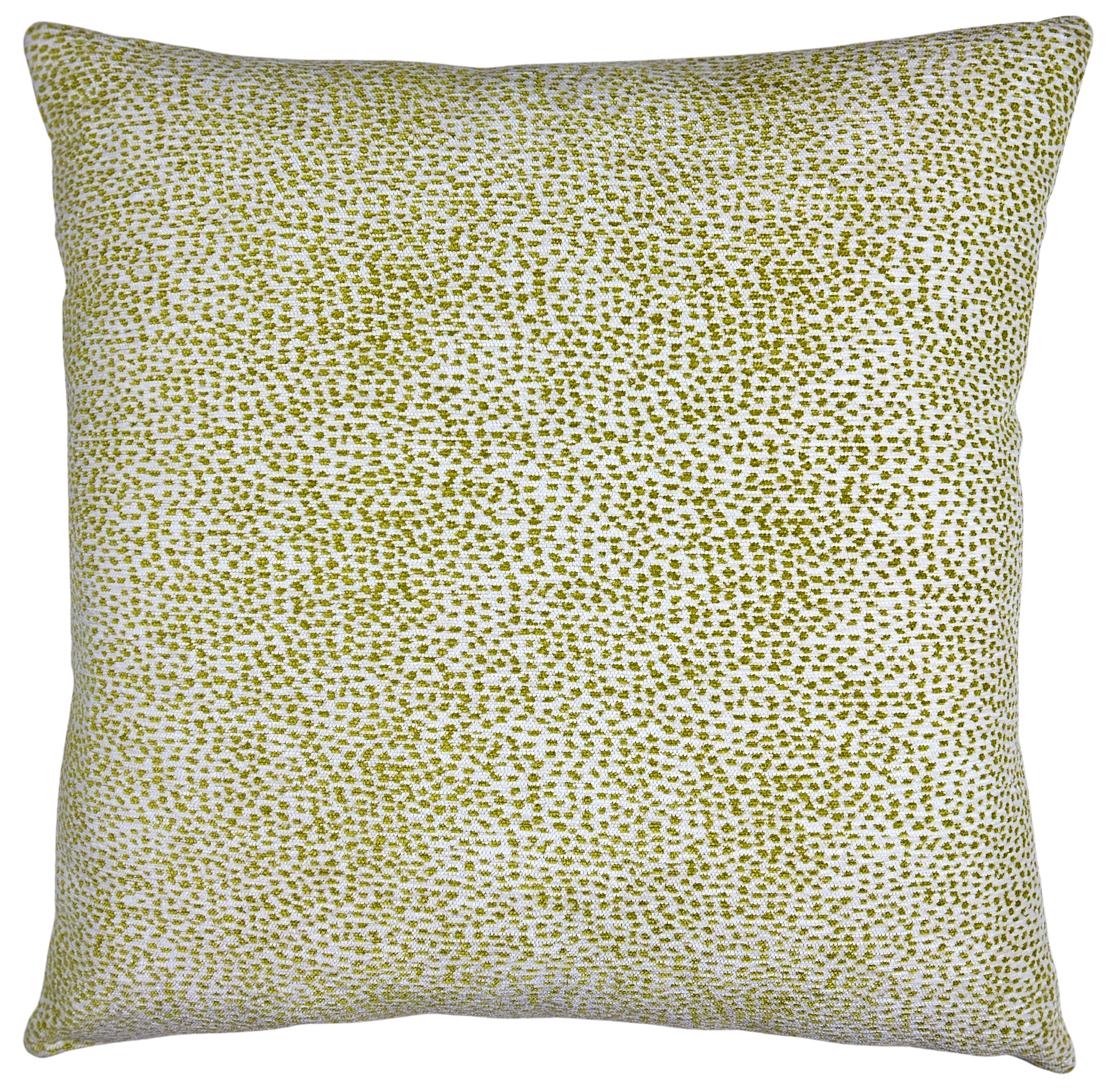 Piper Collection | Julia Cream and Citron Spotted Animal Print Pillow