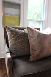 Piper Collection | Madison Neutral Leopard Cut Velvet Pillow