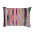 Piper Collection | Elliott Purple Pink Green Geometric Velvet Pillow